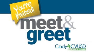 Meet and Greet - Cindy4CVUSD
